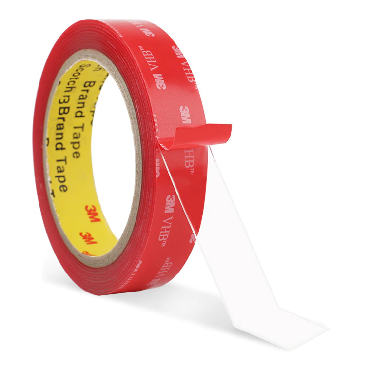 3M VHB Double Sided Self Adhesive Tape Rolls - Grey or Clear